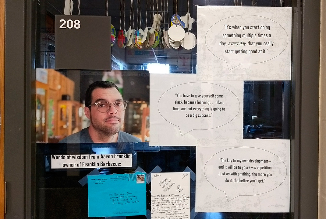 After the fire, kids write letters of encouragement to Franklin ...